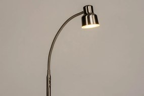 Stojací designová lampa Silver Yalle