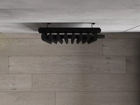 Mexen Atlanta dekorativní radiátor 1200 x 405 mm, 646 W, černý - W211-1200-405-00-70