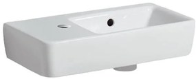 Geberit Selnova - Umývátko 500x250 mm, s přepadem, otvor pro baterii vlevo, bílá 501.506.00.7