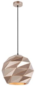 ITALUX PND-2424-1L-GD -Lustr na lanku PALERMO 1xE27/40W/230V pr. 32 cm rose gold