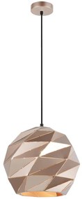 Italux ITALUX PND-2424-1L-GD -Lustr na lanku PALERMO 1xE27/40W/230V pr. 32 cm rose gold IT0589