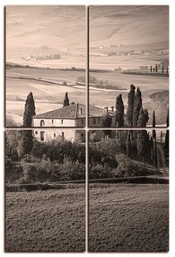Obraz na plátně - Italská venkovská krajina - obdélník 7156QD (90x60 cm)