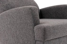 Designové křeslo Barossa tmavě šedé