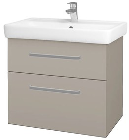 Dřevojas Koupelnová skříň Q MAX SZZ2 70 Varianta: N01 Bílá lesk / Úchytka T01 / D08 Wenge