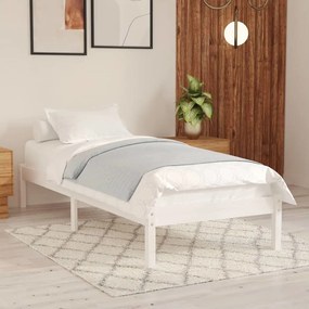 vidaXL Rám postele masivní borovice 100 x 200 cm [810009] Barva: Bílá