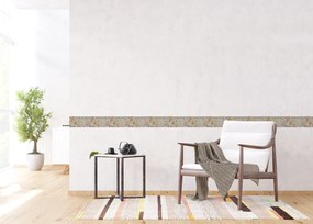 Samolepící bordura na zeď Přírodní Ornament | 5 m x 13.8 cm | DWB8431