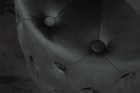 Designová taburetka Rococo 37 cm černá