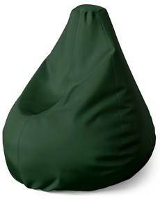Sablio Sedací vak Pear Lesní zelená - 70 x 70 x 95 cm