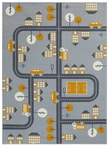 Hanse Home Collection koberce Dětský koberec Adventures 105530 Mouse Mustard Rozměry koberců: 80x150