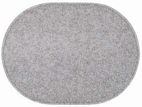 Vopi koberce Kusový koberec Eton šedý ovál - 140x200 cm