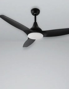 Stropní ventilátor Samoa 12.2 černé s dálkovým ovládáním