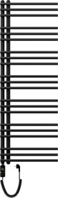 Mexen Neptun, elektrické topné těleso 1400 x 500 mm, 600 W, černá, W101-1400-500-2600-70