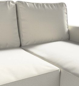Potah na pohovku IKEA Backabro rozkládací se šezlongem barva šedá látka sametová