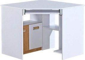 Casarredo - Komfort nábytek Rohový psací stůl LIMO L11 bílá/dub nash