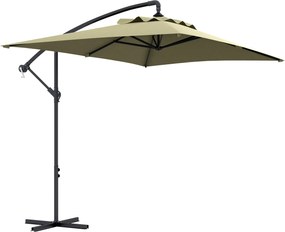 Outsunny Eccentrický slunečník 294x193 cm s křížovým stojanem a klikou, voděodolný, UV ochrana pro terasu a patio | Aosom