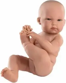 Llorens 63502 NEW BORN HOLČIČKA - realistická panenka miminko s celovi