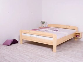 Manželská postel - Lima smrk   , Smrk přírodní, 180x200 cm