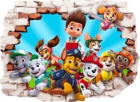 Samolepka na zeď "PAW Patrol" 80x60 cm