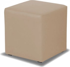 Taburet CUBE látka béžová