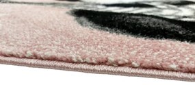 Vopi, Dětský koberec Kiddo A1083 pink, 160x230, růžová, dětský pokoj
