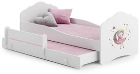 Dětská postel s matracemi CASIMO II 160x80 Motiv: UNICORN