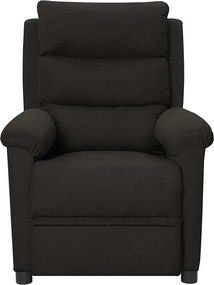 Elektrické polohovací křeslo černé textil 3098965