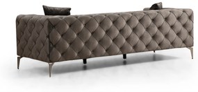 Atelier del Sofa 3-místná pohovka Como 3 Seater - Anthracite, Antracitová