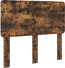 Rám postele Kouřový dub 120 x 200 cm Masivní borové dřevo 3412510
