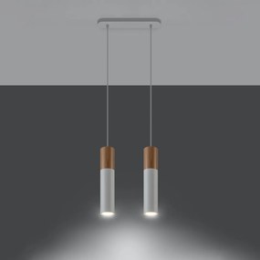 Sollux Lighting Závěsné svítidlo PABLO 2 bílé