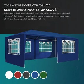Párty stan NEAPOL, 3x6m, modrá Jurhan