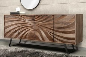 Designová komoda z masivu Cyclone Akácie 175cm