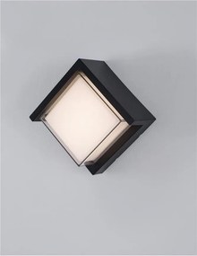 NV 9026001 Venkovní nástěnné svítidlo MAX tmavě šedý ABS čirý a bílý akryl LED 12W 3000K 200-240V 120st. IP65 - NOVA LUCE