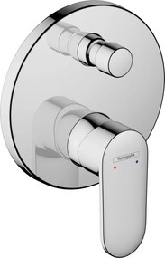 Hansgrohe Vernis Blend, páková vanová baterie pod omítku, se vestavnou bezpečnostní kombinací dle EN1717, chromová, 71467000