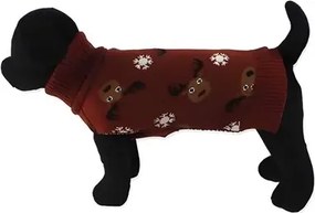 Dog Fantasy Winter Tale hnědá M / Svetr pro psy