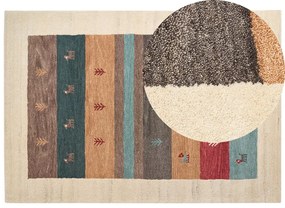Vlněný koberec gabbeh 160 x 230 cm vícebarevný SARILAR Beliani