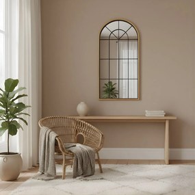 Velké dekorativní nástěnné zrcadlo ARCUS, 110 x 56 cm