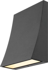 LA 1000342 DELWA WIDE LED venkovní nástěnné svítidlo 3000K 100° antracit IP44 - BIG WHITE (SLV)