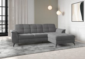 XXXLutz ROHOVÁ SEDAČKA, textil, šedá Sit & More - Sedací soupravy - 000144013361