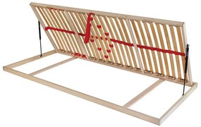 Lamelový výklopný rošt PRIMAFLEX KOMBI P pravý 80x200 Ahorn Primaflexkombi PP