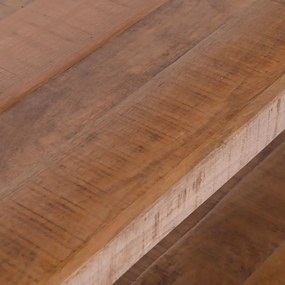 Massive home | Dřevěný regál Adhill industrální styl - VÝPRODEJ MH68849
