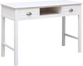 Psací stůl bílý 110 x 45 x 76 cm dřevo 284155