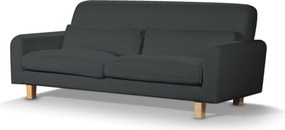 Potah na pohovku IKEA Nikkala krátký barva šedá látka sametová