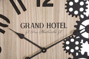 Nástěnné hodiny Grand 60 cm hnědé/černé
