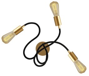 creative cables Flex 60, flexibilní nástěnné nebo stropní svítidlo, se závitem G95 Barva: Matný bronz