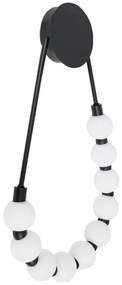 Toolight Toolight, LED nástěnné svítidlo 8W, 4000K, APP1661-W, černá-bílá, OSW-03666
