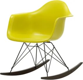 Eames Plastic Armchair RAR černě lakovaná hořčicová tmavý javor Vitra