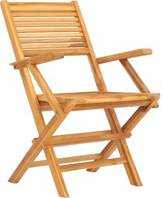 Skládací židle 4 ks 55x62x90 cm masivní teak 3155067
