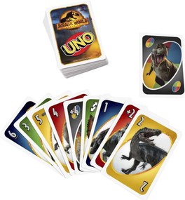 MATTEL HRA Uno karty Jurský svět Nadvláda *SPOLEČENSKÉ HRY* 25gxd72