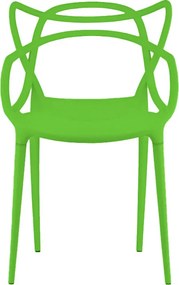 Zahradní set KATO SIRVON - 2 židle a kulatý stolek, černá/zelená