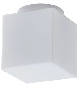 Osmont Apus 1, čtverhranné svítidlo z triplexového skla LED 2W 3000K, IP44, 10,4 x 10,4cm
